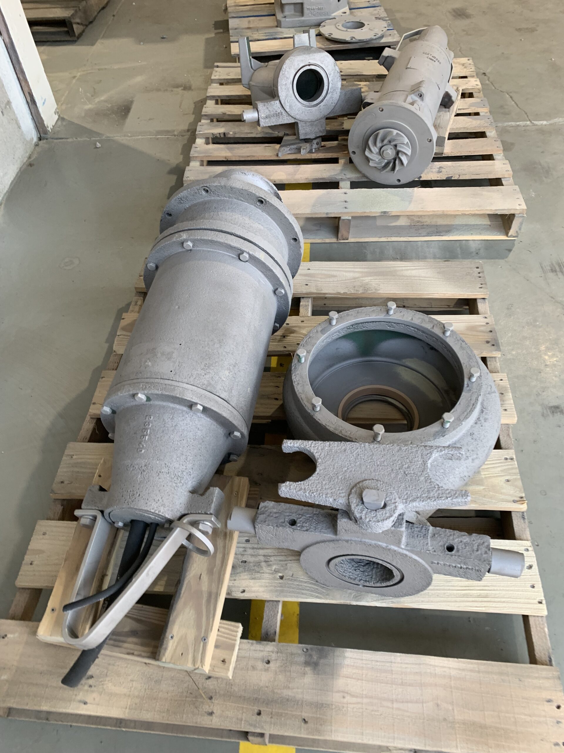 Motor Pump Sandblasting - ARC Manufacturing Co